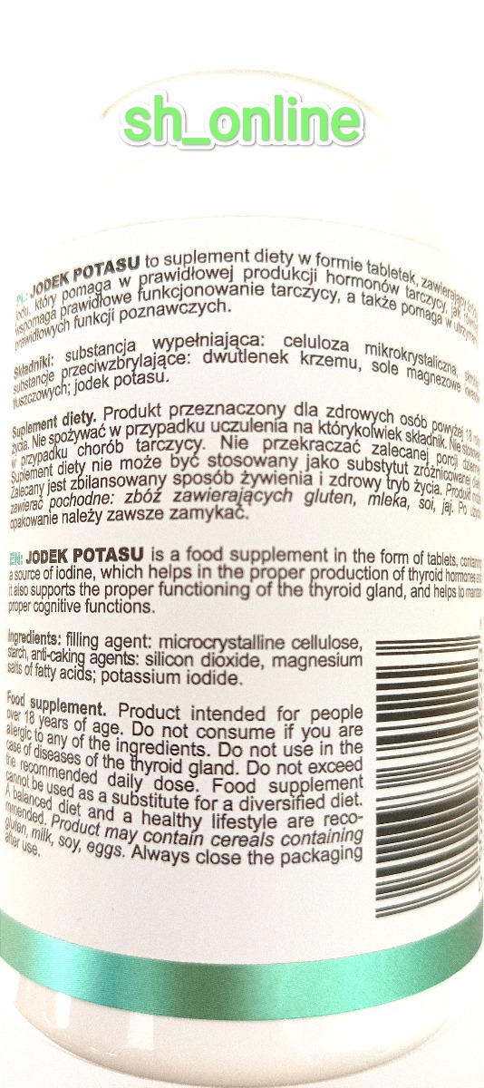 SFD Potassium Iodide (Jodek Potasu) 120 tabs - Sports and Health - all ...
