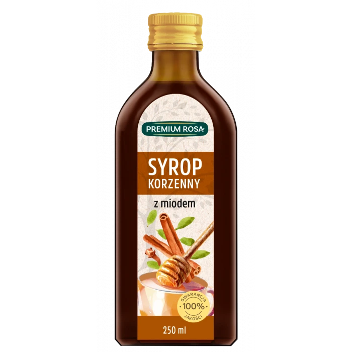 Premium Rosa Gingerbread Syrup with Honey 250 ml - Sports and Health ...